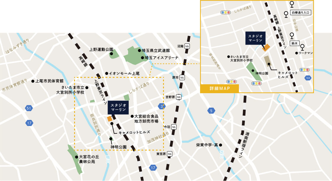 アクセス｜スタジオ マーリン（studio merlin）